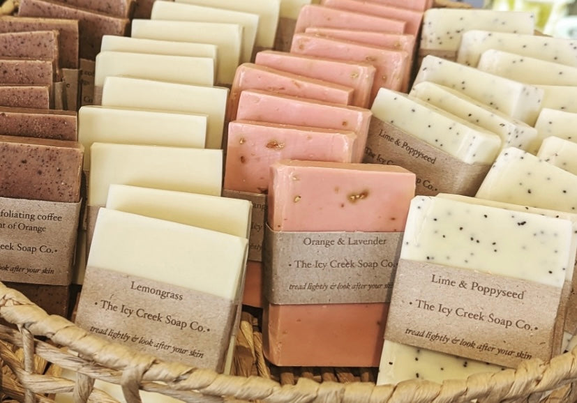 Soaps for hands, face and body – The Icy Creek Soap Co.